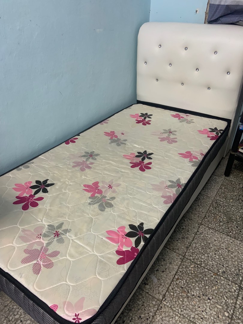 set Katil tilam single, Furniture & Home Living, Furniture, Bed Frames ...