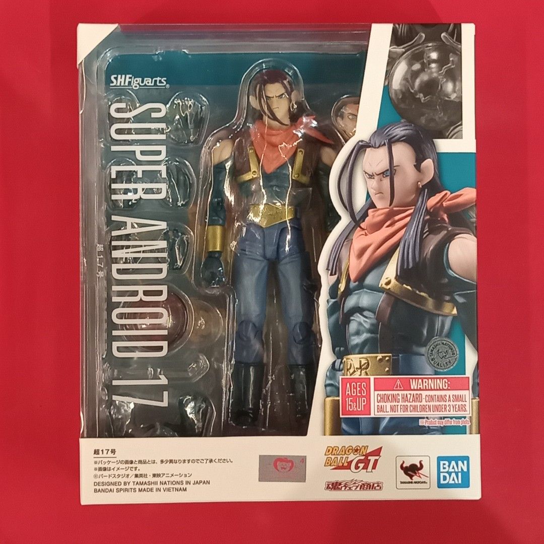 S.H.Figuarts / SHF BANDAI DRAGON BALL GT SUPER ANDROID 17 ACTION FIGURE ...