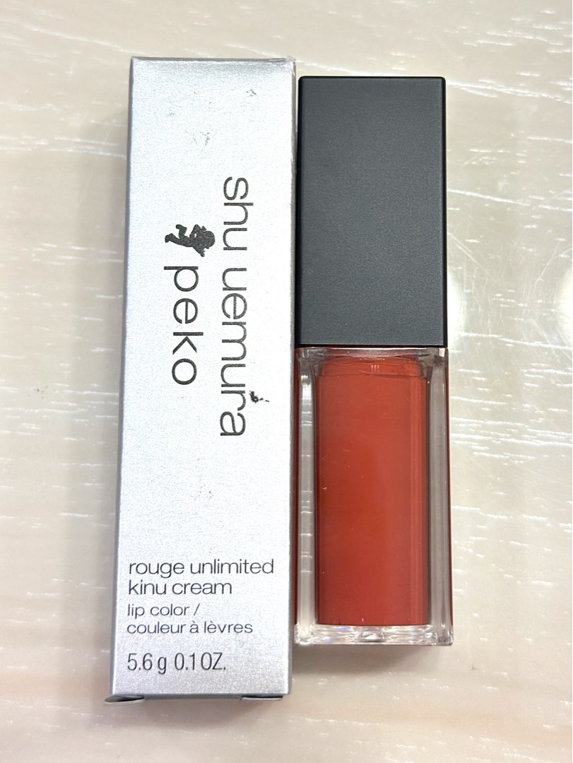 Shu Uemura x Peko ( Liquid Lipstick ) Rouge Unlimited Kinu Cream, Beauty & Personal Care, Face ...