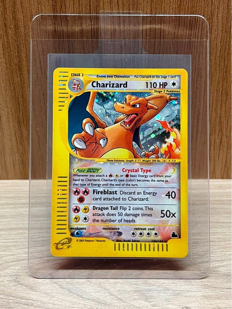 Skyridge Charizard Holo 146/144 Pokemon Crystal E-Series Vintage Card ...