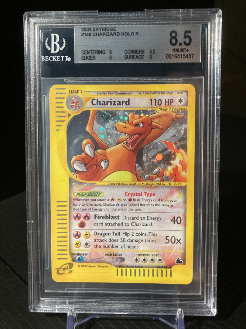 Skyridge [Crystal] Charizard #146 Holo ENG, Hobbies & Toys, Toys ...