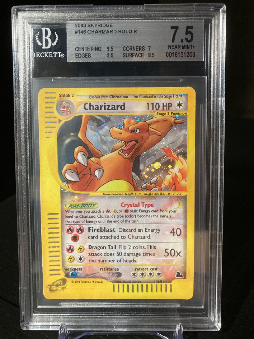 Skyridge [Crystal] Charizard #146 Holo ENG, Hobbies & Toys, Toys ...