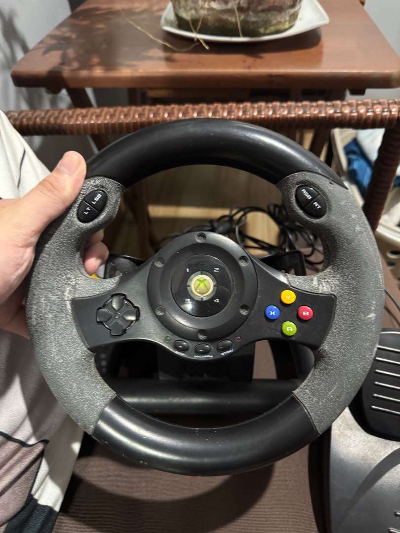 STEERING WHEEL, Video Gaming, Video Game Consoles, Xbox on Carousell