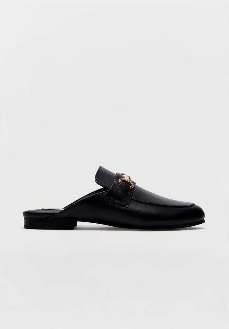 Steve Madden Kandi Black Leather, Women's Fashion, Footwear, Loafers on ...