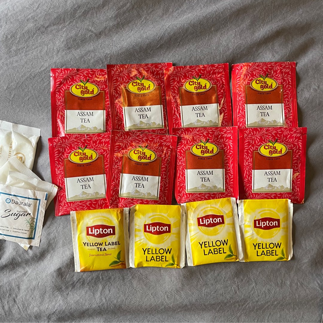 Take All! Imported from India - Citygold Assam Teabags and Lipton ...