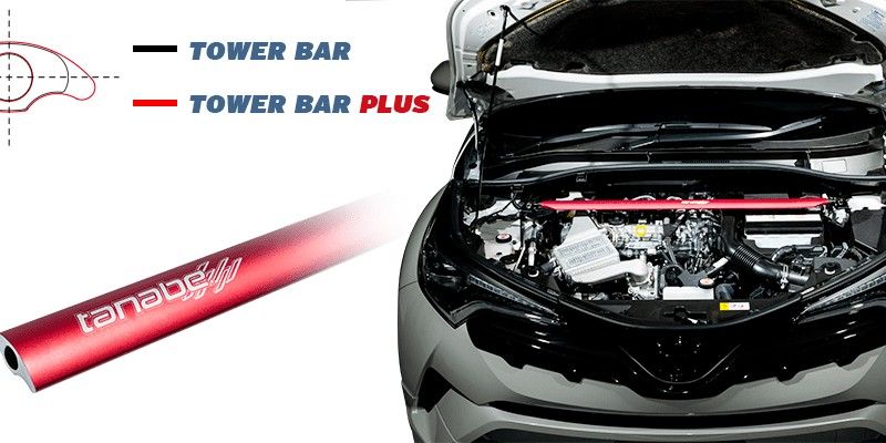 TANABE SUSTEC STRUT TOWER BAR PLUS FRONT - C-HR / COROLLA SPORT ...