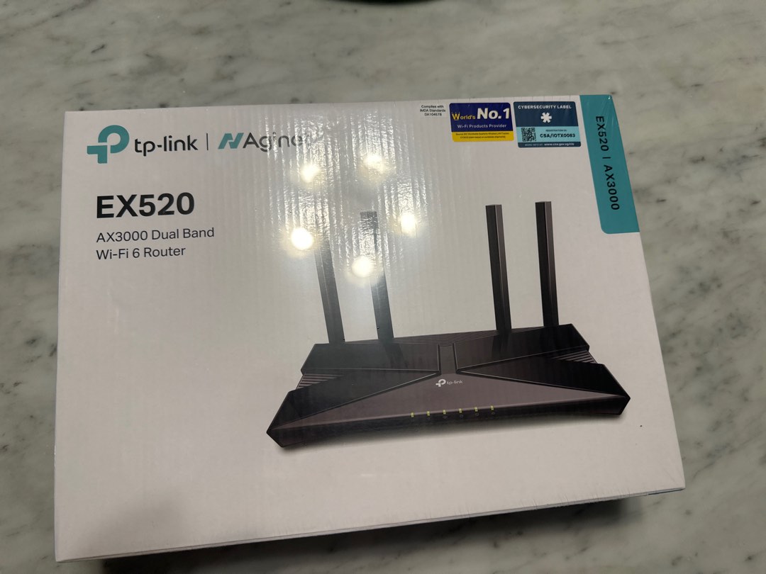 Tp link EX520 wifi 6 router, Computers & Tech, Parts & Accessories ...
