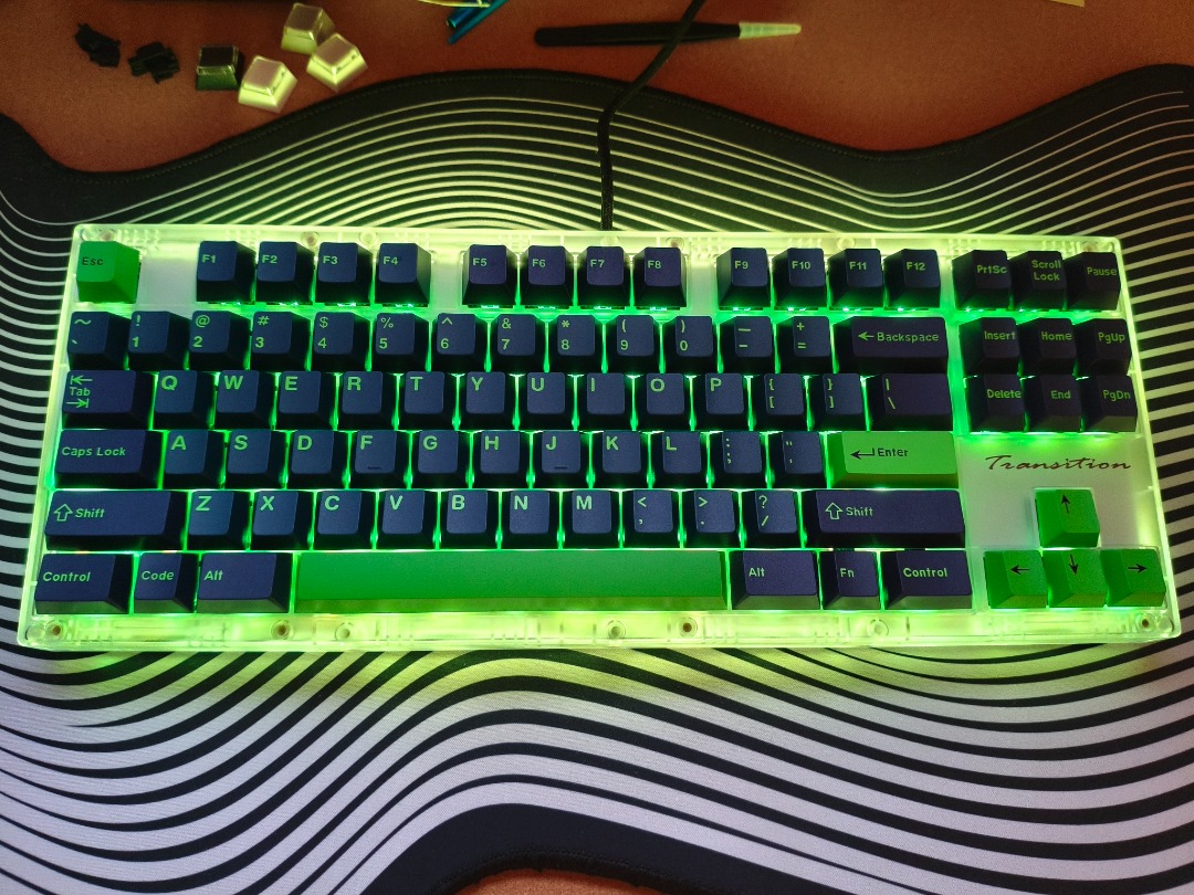 Transition Lite (Transparent, 7u 1.6mm non flex cut) VIA Mechanical ...