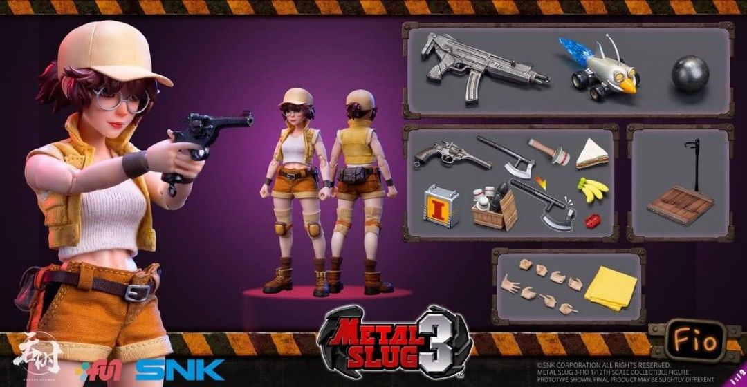 Tunshi studio 1/12 Metal Slug Fio and Eri set, Hobbies & Toys, Toys ...