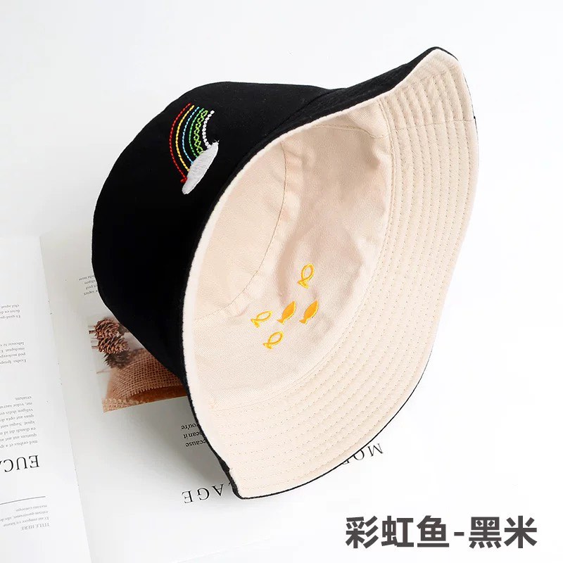 Two way bucket hat, Women's Fashion, Watches & Accessories, Hats ...