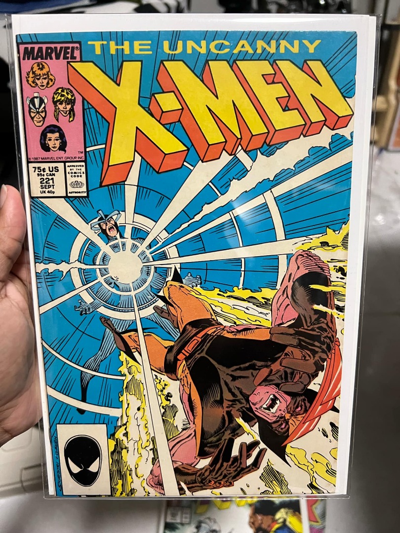 UNCANNY X-MEN #221 (MARVEL COMICS), Hobbies & Toys, Books & Magazines ...