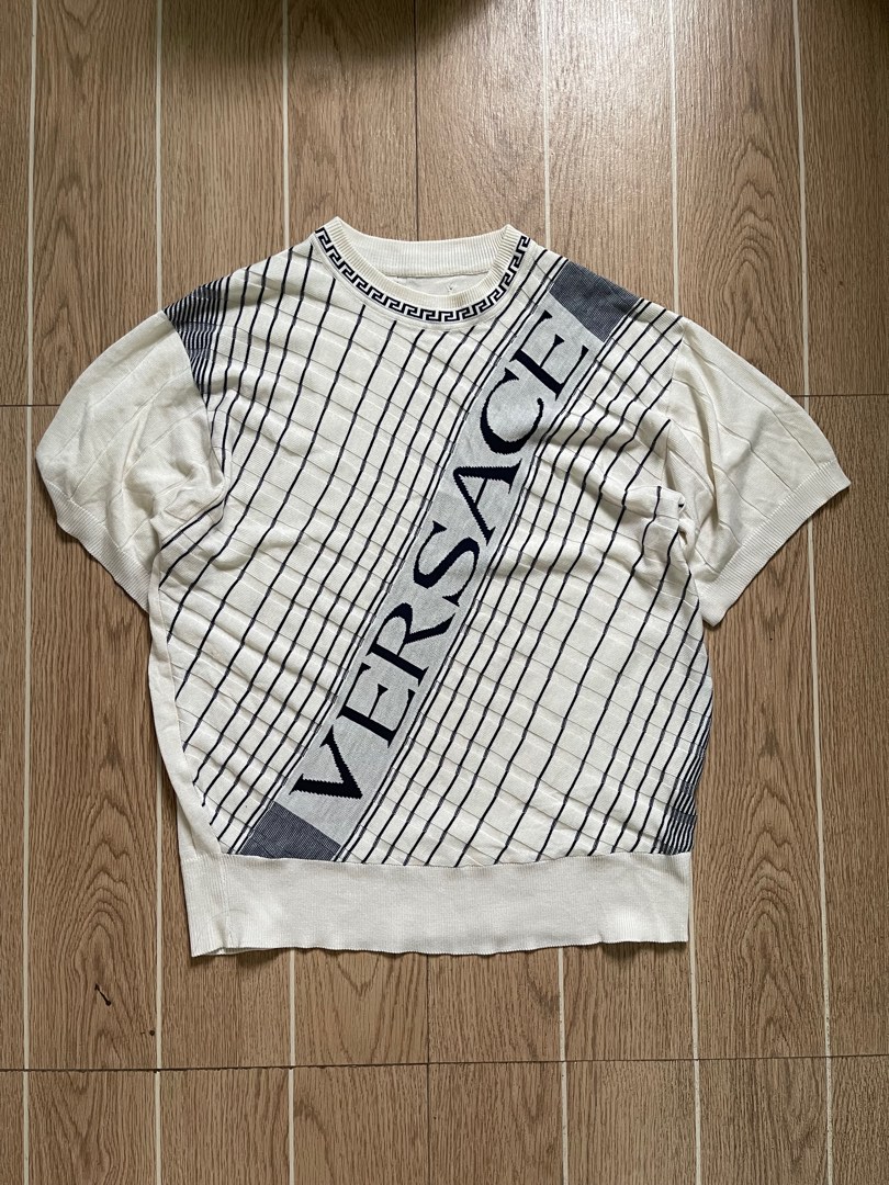 V3R-Sace knitted shirt, Women's Fashion, Tops, Shirts on Carousell