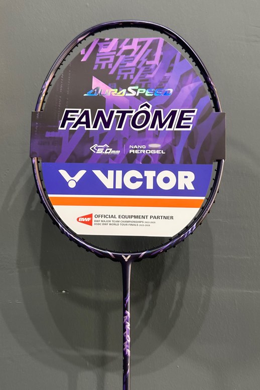 Victor Newest Racket Auraspeed Fantome Badminton Racket, Sports ...