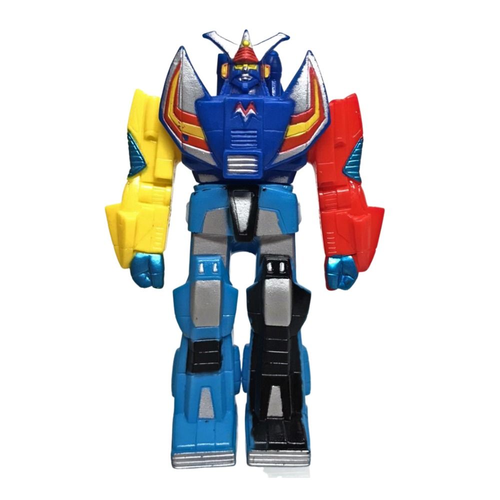 Vintage 80s Takatoku 5" Galactic Gale Baxingar Robot SOFUBI Figure Bullmark Clover Popy Sofvi ...
