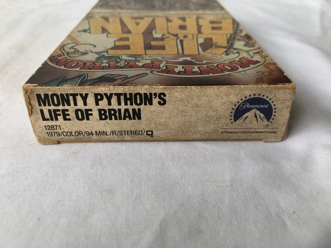Vintage Monty Python's The Meaning of Life VHS Tape 1983 / 1991, Hobbies & Toys, Memorabilia ...
