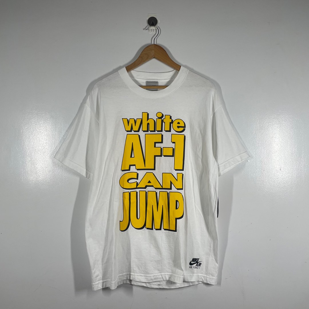 Vintage Nike AF-1 Can Jump Shirt DS, Men's Fashion, Tops & Sets ...