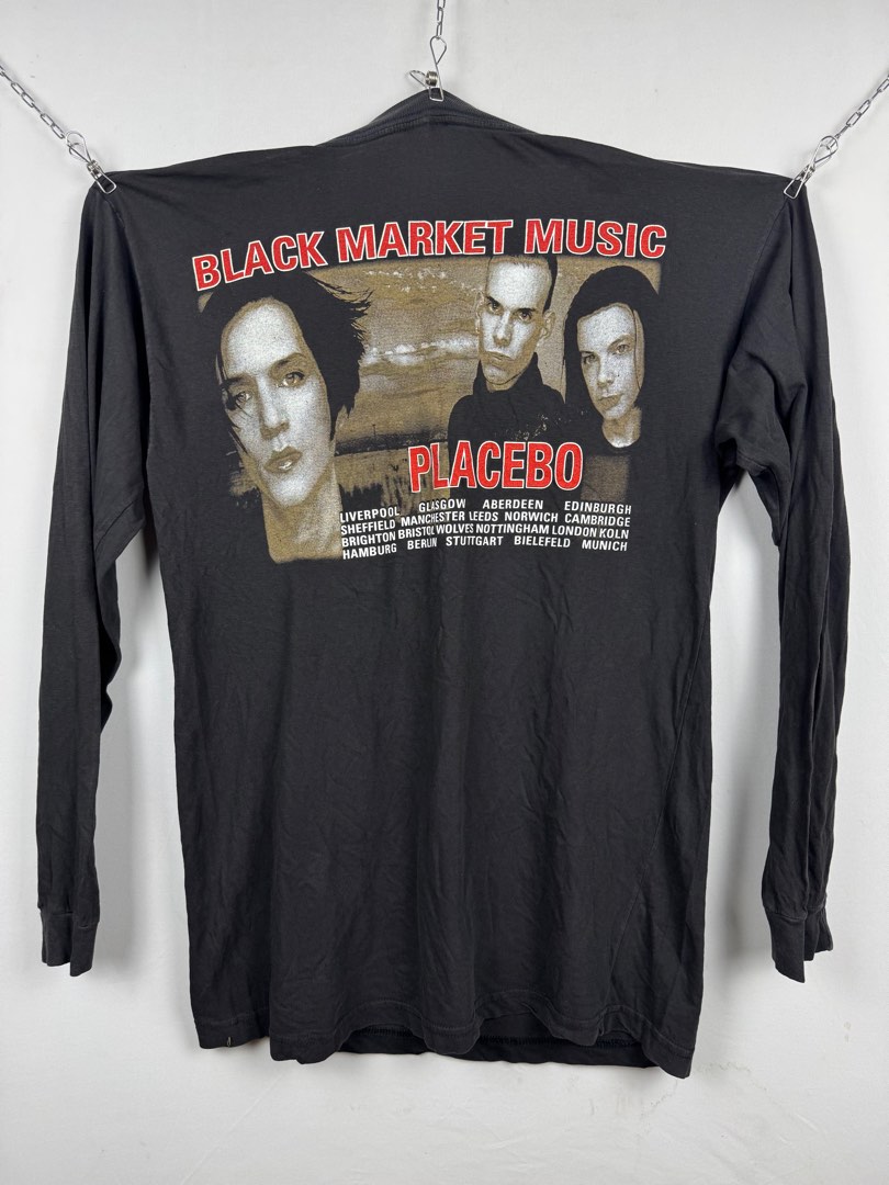 VINTAGE PLACEBO BAND, Men's Fashion, Tops & Sets, Tshirts & Polo Shirts ...