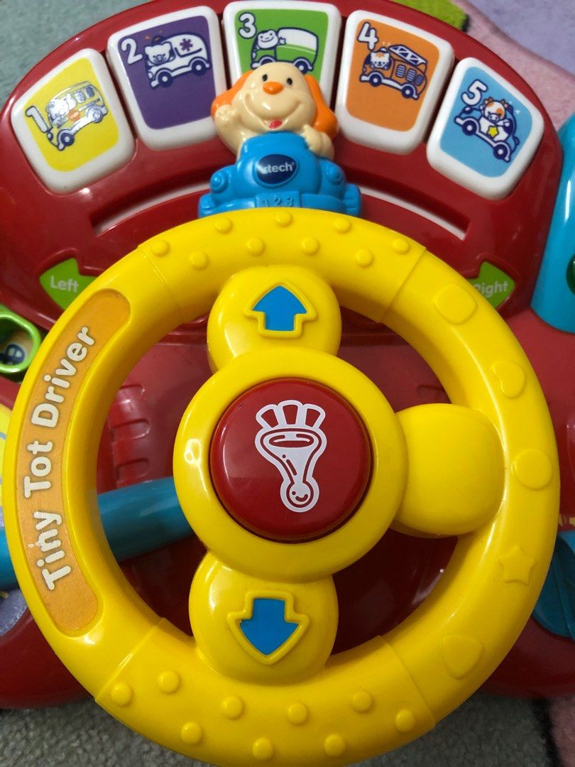 Vtech Tiny Tot Driver, Babies & Kids, Infant Playtime on Carousell
