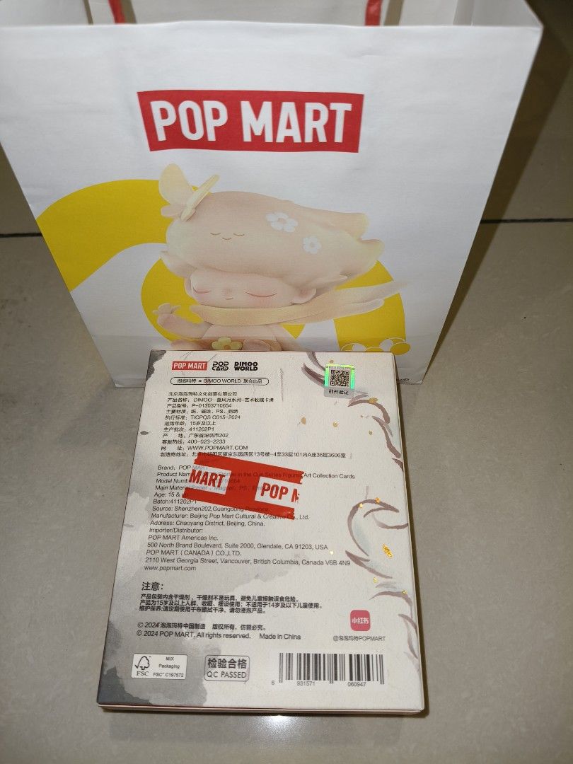 WTS - Dimoo (Sealed) Pop Card Stories In the Cup Series Figures Art ...