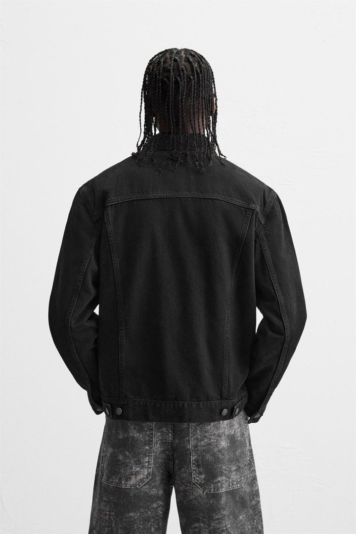 Zara Men Basic Denim Jacket, Men's Fashion, Coats, Jackets and ...