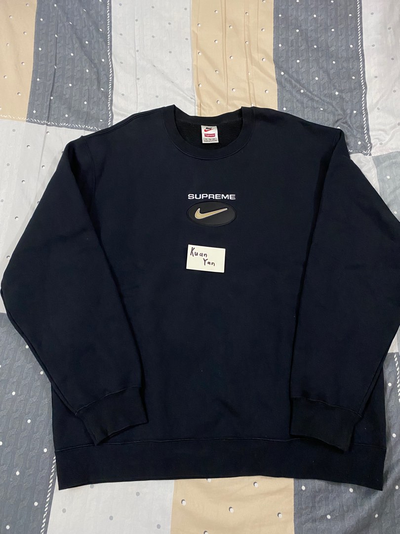 {100% legit} Nike x supreme sweater, Men's Fashion, Activewear on Carousell