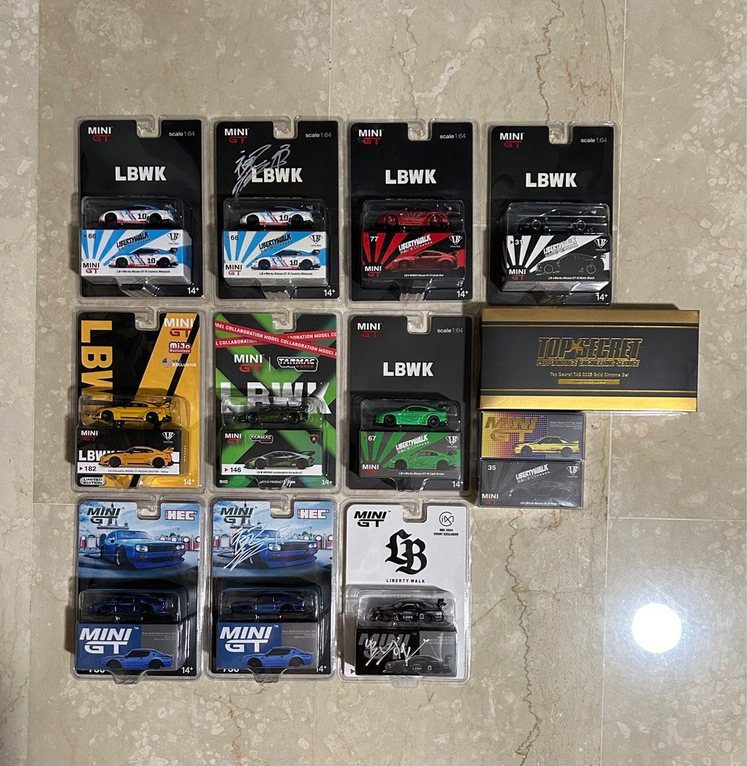 1/64 Mini GT R35 LBWK LB-Silhouette R32 R34 S15 Supra Top Secret, Hobbies & Toys, Toys & Games ...