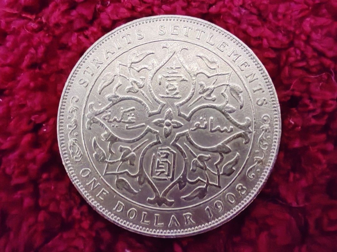 1 Dollar Straits Settlements King Edward VII 1908 Silver Coin, Hobbies & Toys, Collectibles ...