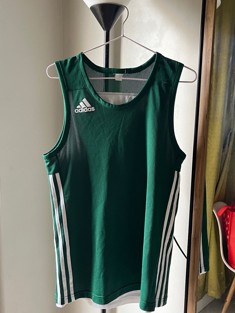 Adidas Reversible Sando Jersey, Men's Fashion, Activewear on Carousell