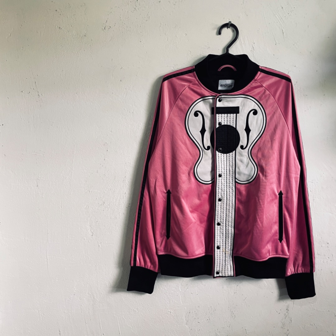 Adidas x Jeremy Scott Guitar Track Jacket, Men's Fashion, Coats ...