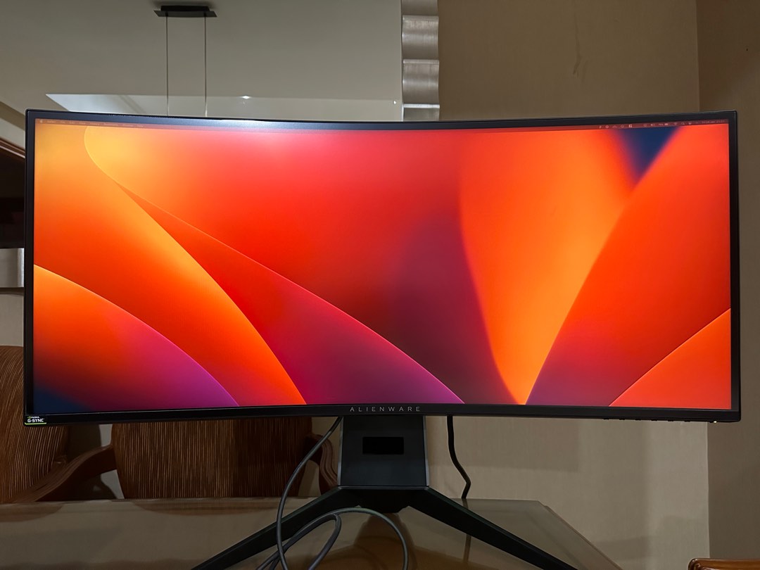 Alienware ultrawide monitor 3440x1440 IPS 120hz, Elektronik, Komputer ...