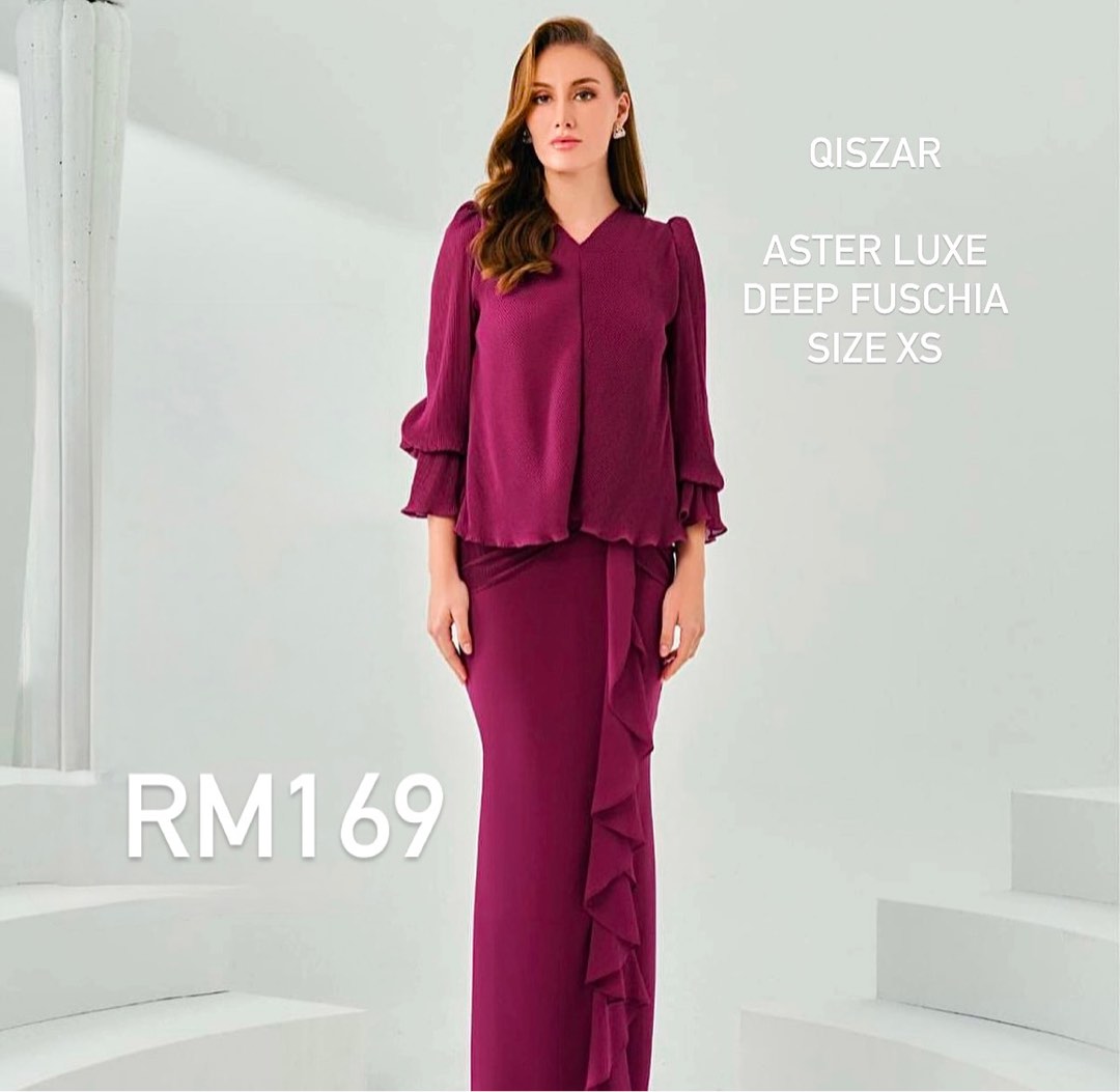 Aster Luxe, Women's Fashion, Muslimah Fashion, Baju Kurung & sets on Carousell