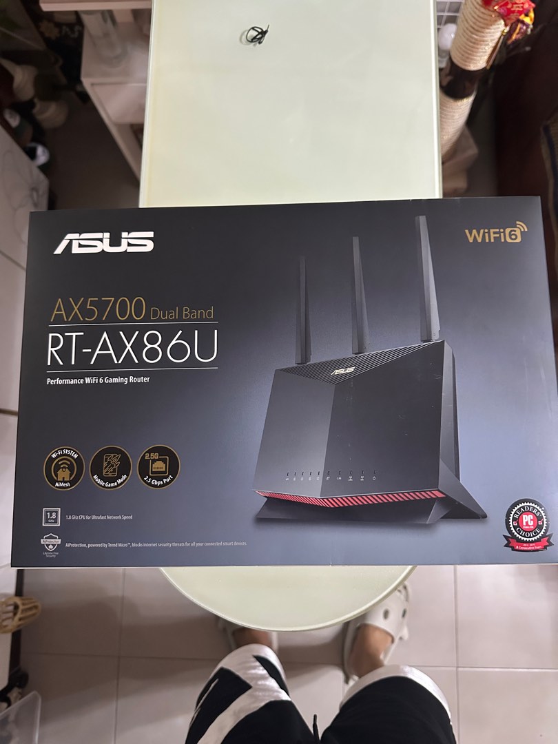 Asus Rt Ax86u, Computers & Tech, Parts & Accessories, Networking on Carousell