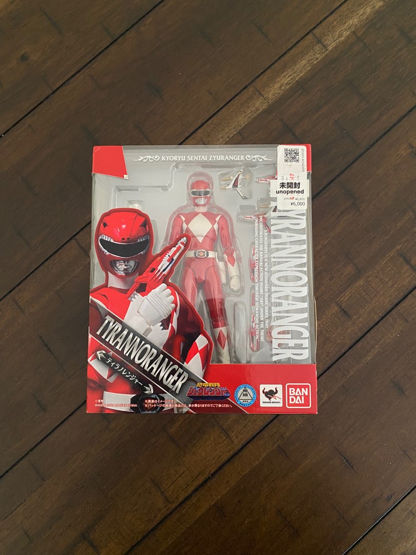 Bandai shf figuarts red mmprpower rangers zyuranger 1/12 figure ...