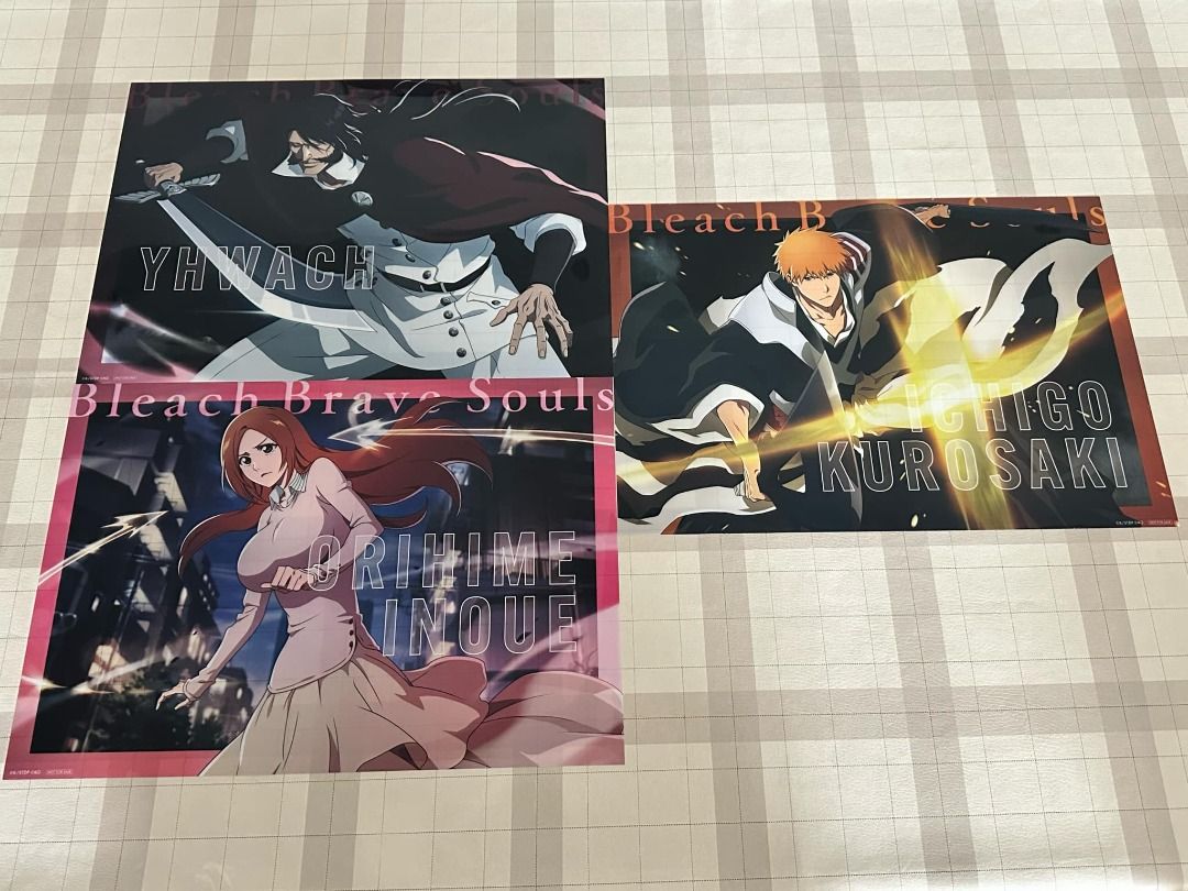Bleach Thousand Year Blood War Limited Edition Translucent Poster Set ...