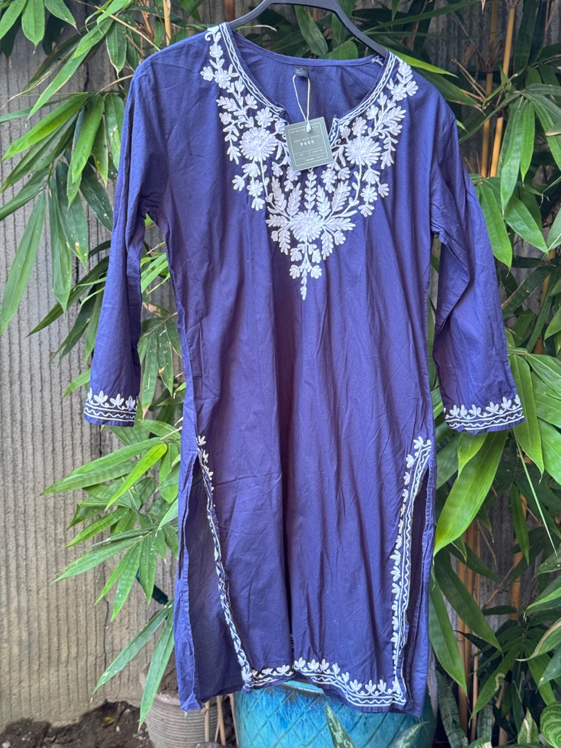 Blue kaftan with details, Women's Fashion, Dresses & Sets, Dresses on ...
