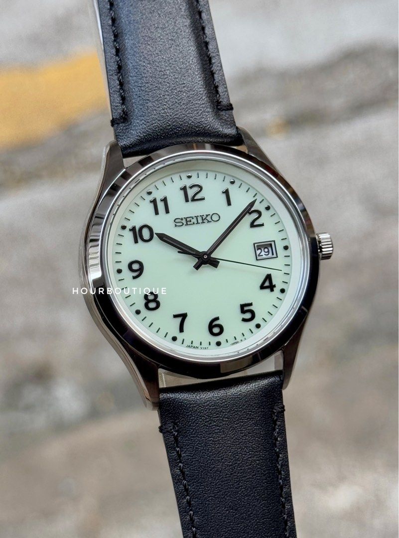 Brand New Seiko JDM Solar Powered Luminous Dial Field Watch SBPX157 ...