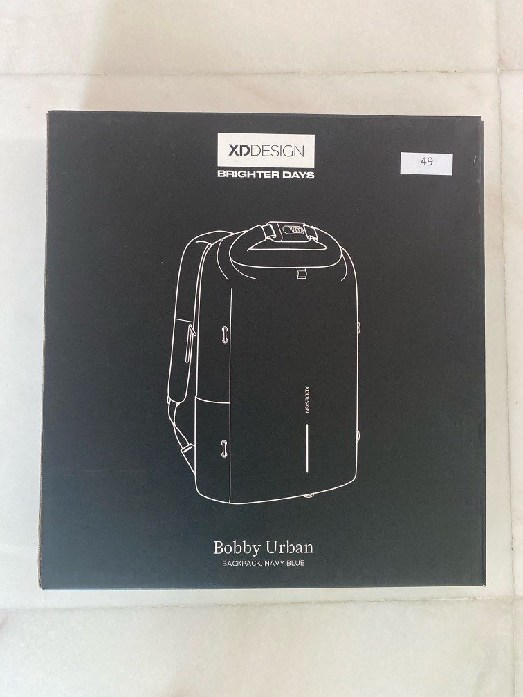 Brand New XD Design Bobby Urban Lite Anti-Theft Backpack Bag Navy Blue ...