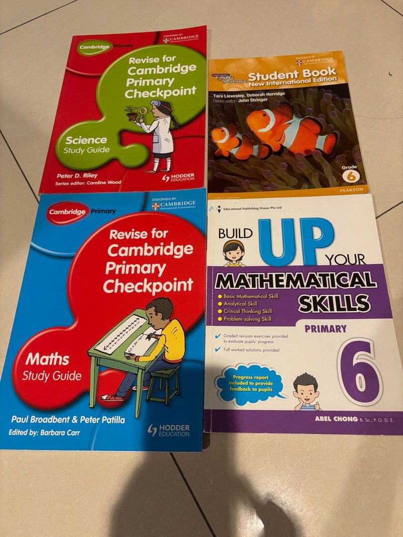 Cambridge Primary 6 Checkpoint Study Guides/ Student Book/ Workbooks ...