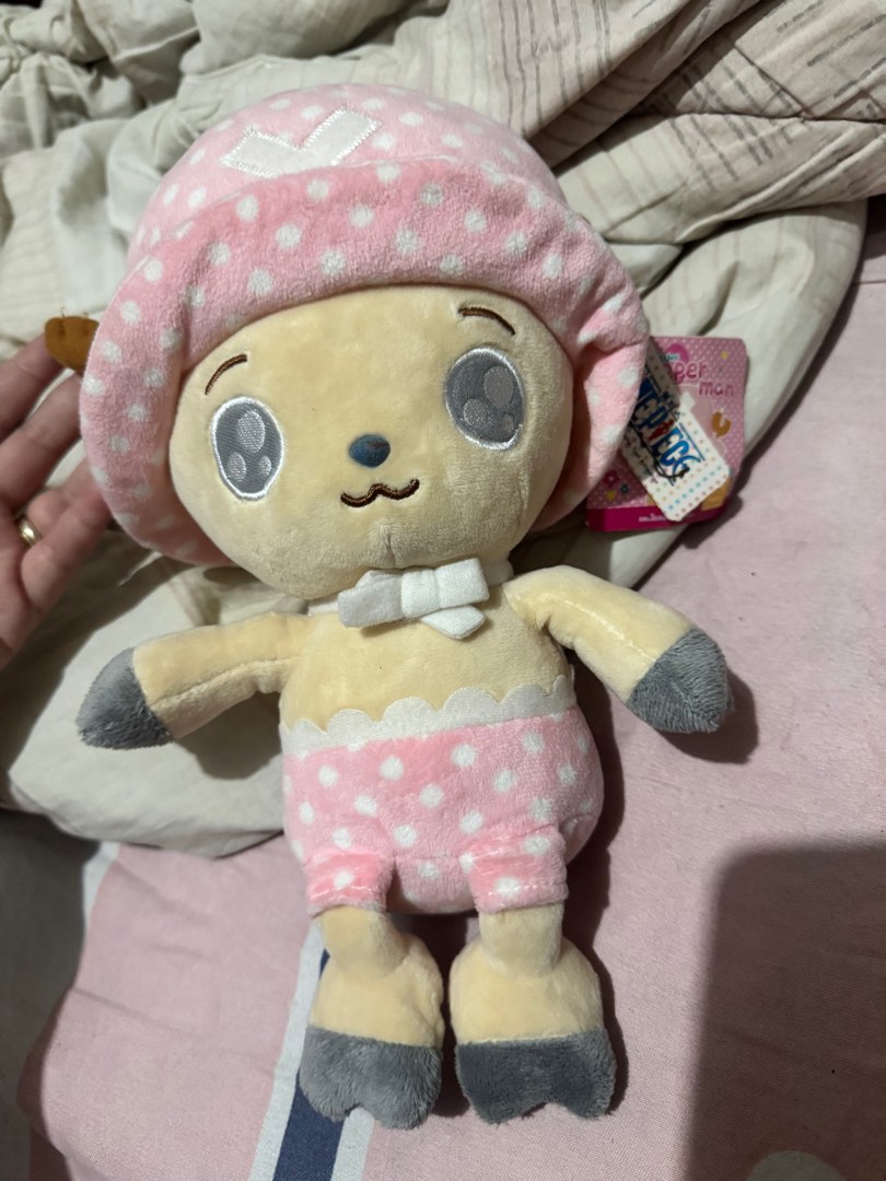 Chopper in Baby Pink - One Piece, Hobbies & Toys, Toys & Games on Carousell