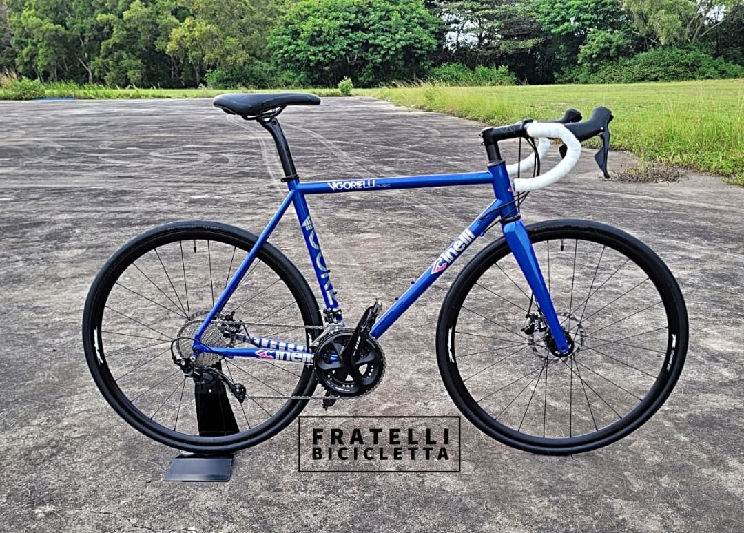 Cinelli Vigorelli Road Disc - Special Brilliant Blue Chromoly Steel ...