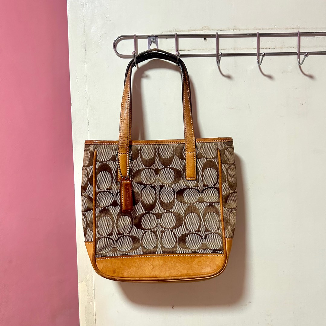 Coach Mini Tote Bag, Luxury, Bags & Wallets on Carousell