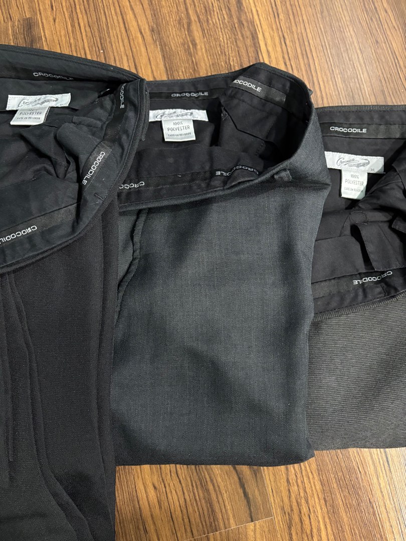 Crocodile Office pants, Men's Fashion, Bottoms, Trousers on Carousell