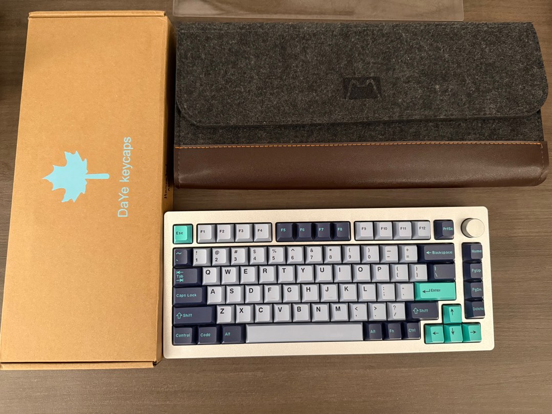 Custom Full Aluminium Mechanical Keyboard 75% Hammerhead Keycaps ...