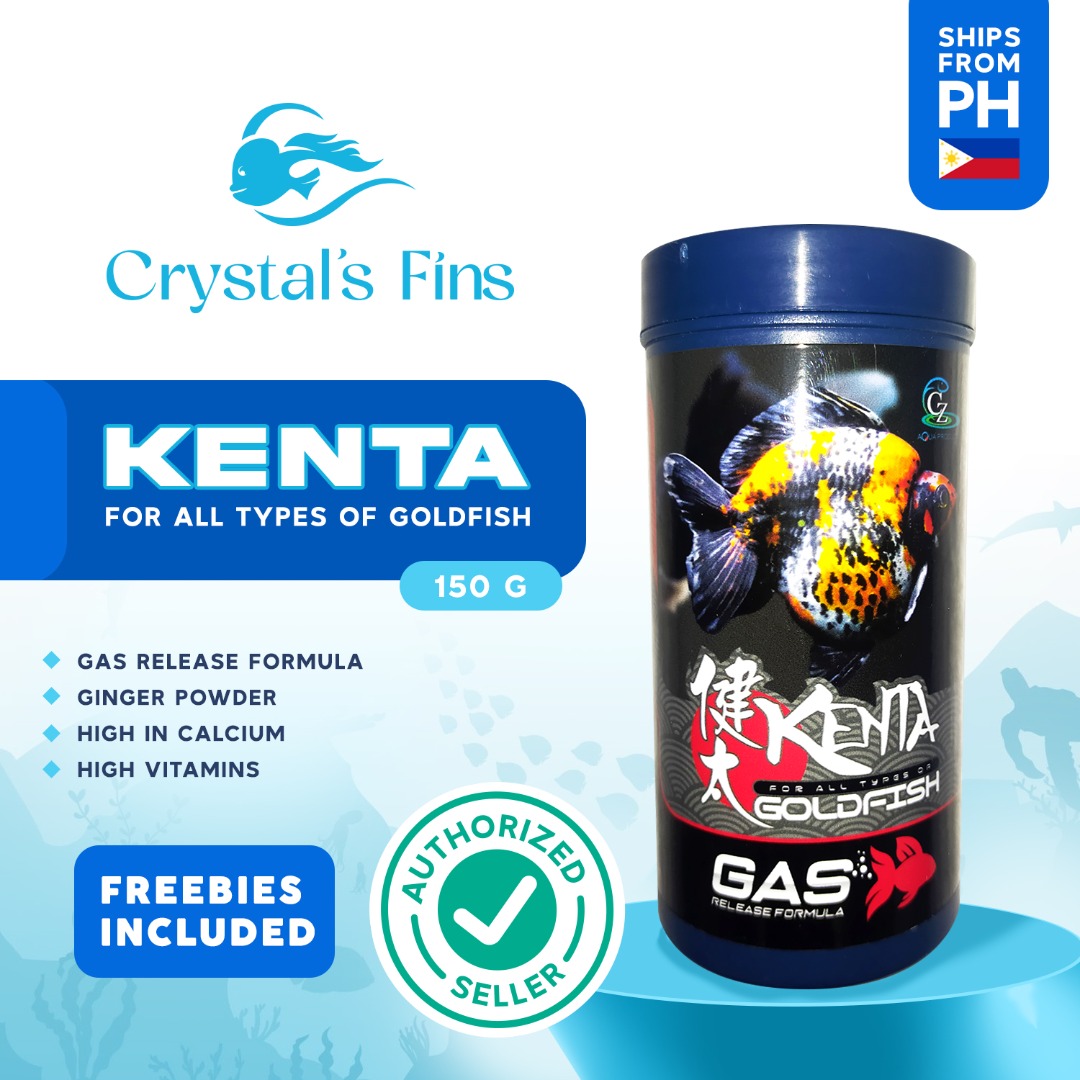 CZ AQUA PRODUCTS Kenta GAS Fish Food 150g (Made in Thailand), Pet ...