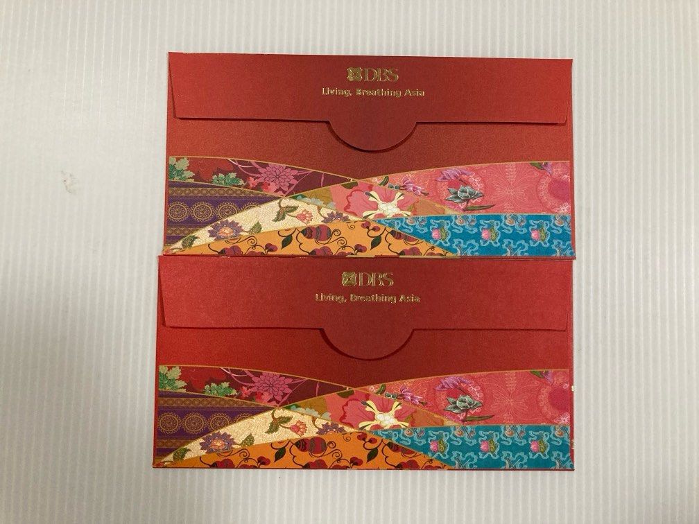 DBS Bank Ang Pow / Red Packet - 1 pack 10 pcs, Hobbies & Toys ...