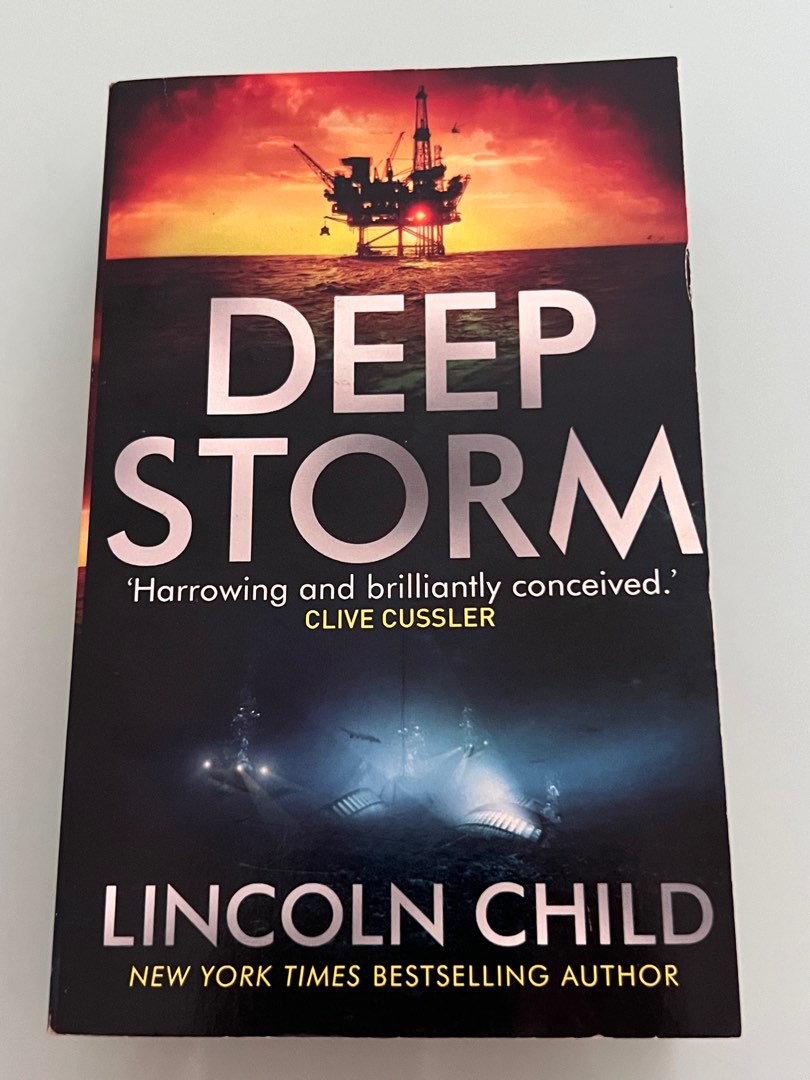 deep storm lincoln child, Hobbies & Toys, Books & Magazines, Storybooks on Carousell