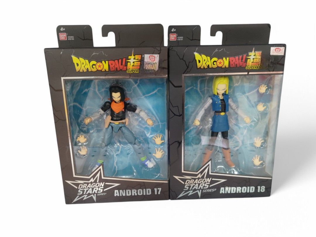 Dragon Ball Super Dragon Star Series Android 17 & Android 18 Set, Hobbies & Toys, Toys & Games ...