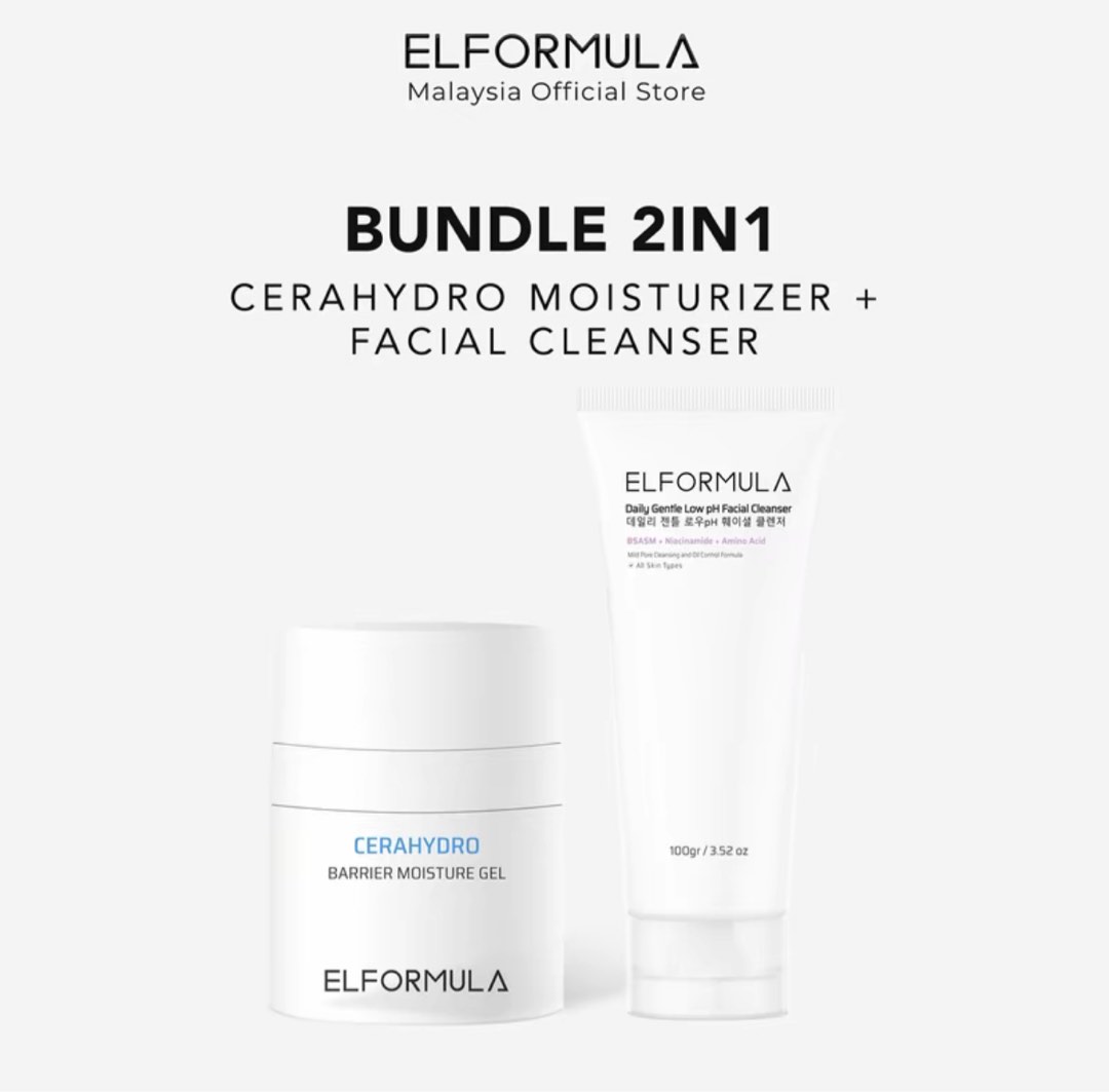 Elformula moisturiser dan cleanser FOC, Beauty & Personal Care, Face ...