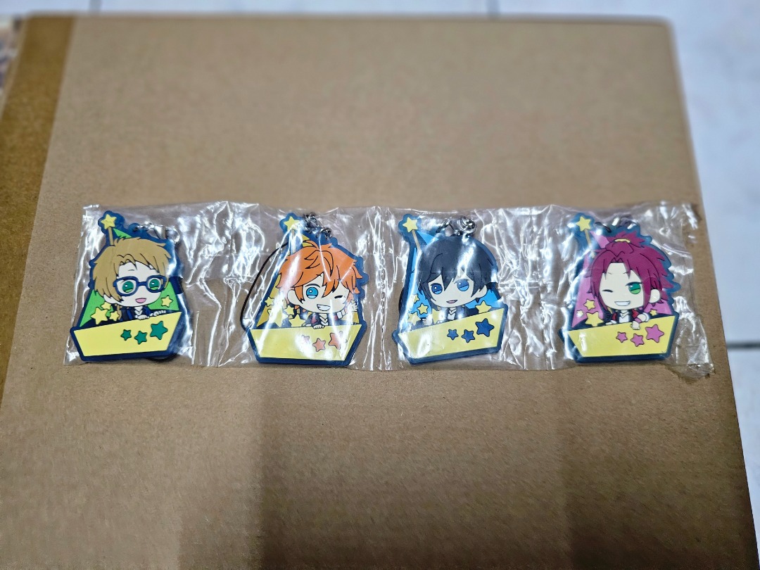 Ensemble Stars: Trickstar Keychain WHOLE SET (Isara Mao, Hidaka Hokuto ...