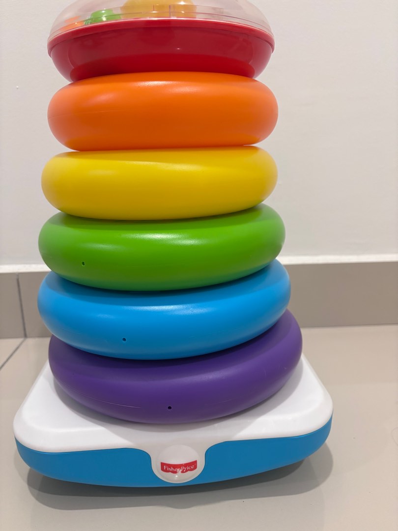 Fisher Price giant rock-a-stack, Babies & Kids, Infant Playtime on ...